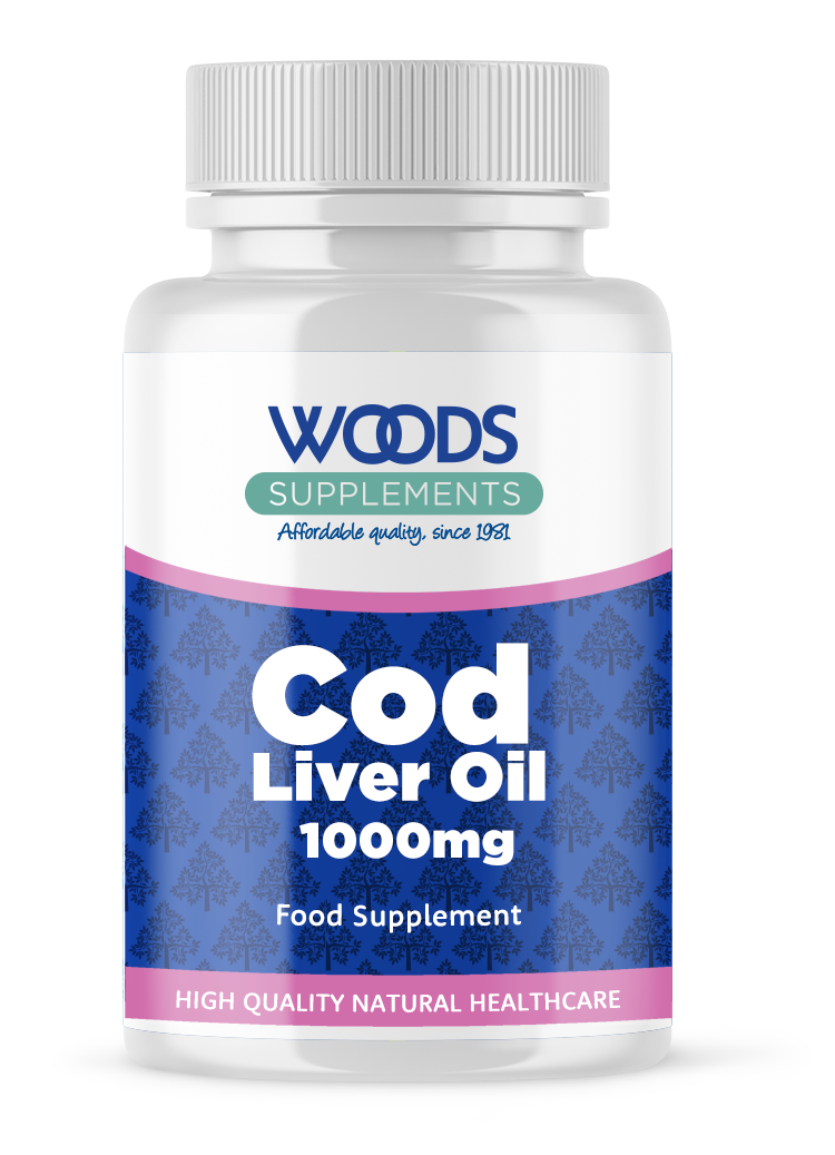 Cod Liver Oil 1000mg Woods Health Supplements And Vitamins