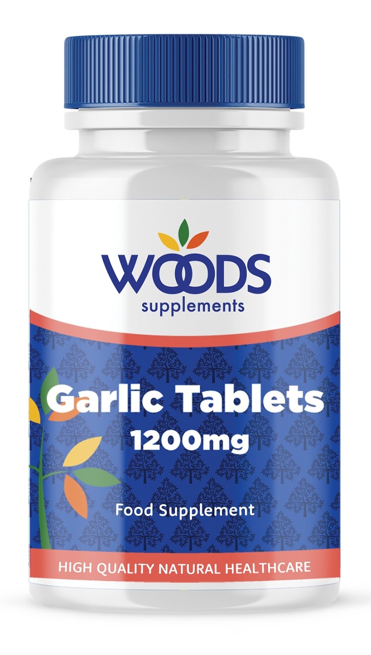 Garlic Tablets 1200mg Woods Health Supplements And Vitamins