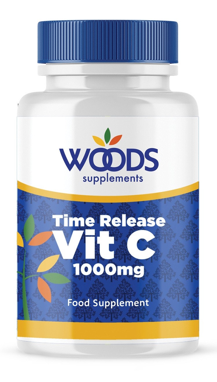 Vit C Time Release 1000mg Woods Health Supplements And Vitamins