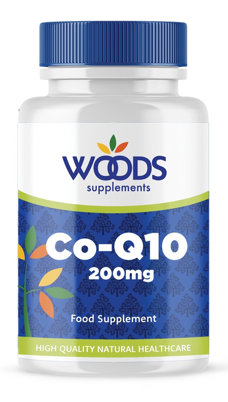 Co-Enzyme Q10 200mg Woods Health Supplements And Vitamins