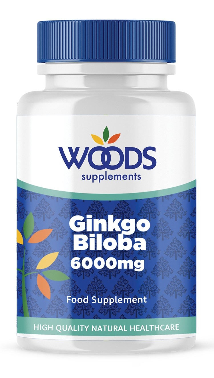 Ginkgo Biloba 6000mg Woods Health Supplements And Vitamins